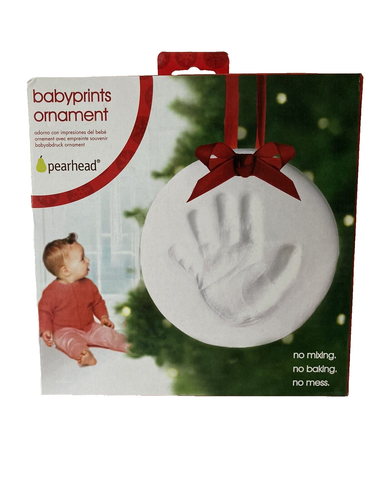 Pearhead Babyprints Ornament Kit. Handprint or footprint. No-Bake DIY ...