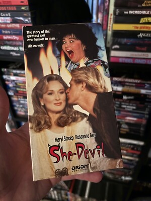 She Devil VHS (Orion Home Video 1989/1990, Meryl Streep, Roseanne Barr) | eBay