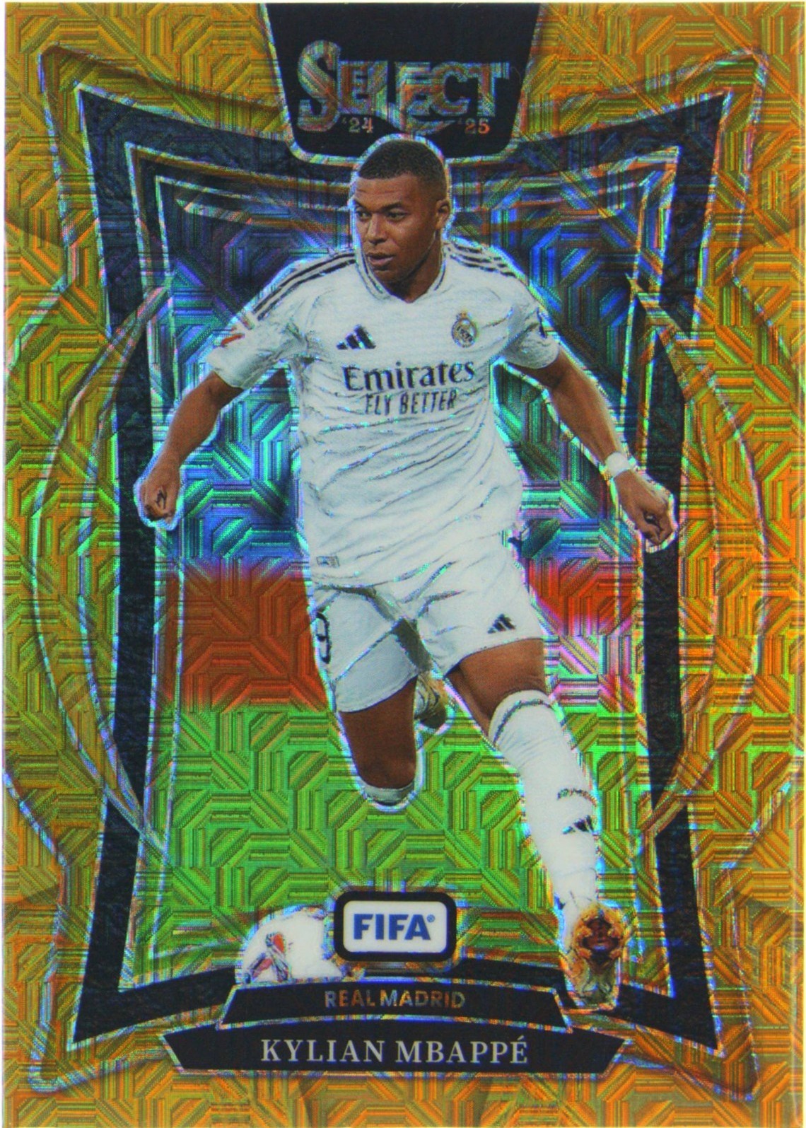 2024-25 Panini Select Fifa - Terrace Kylian Mbappe #1 Gold Prizm /10 ...
