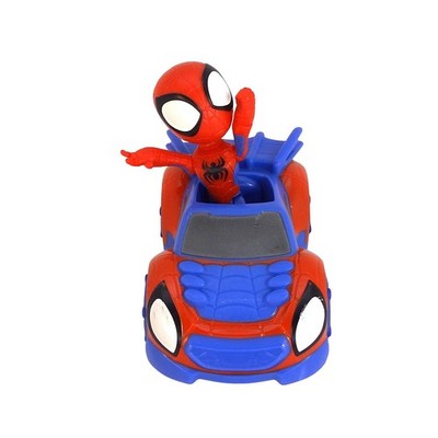 Spider Man Crawler Pull Back Car With Spiderman Figure Kids Toy Gift | eBay