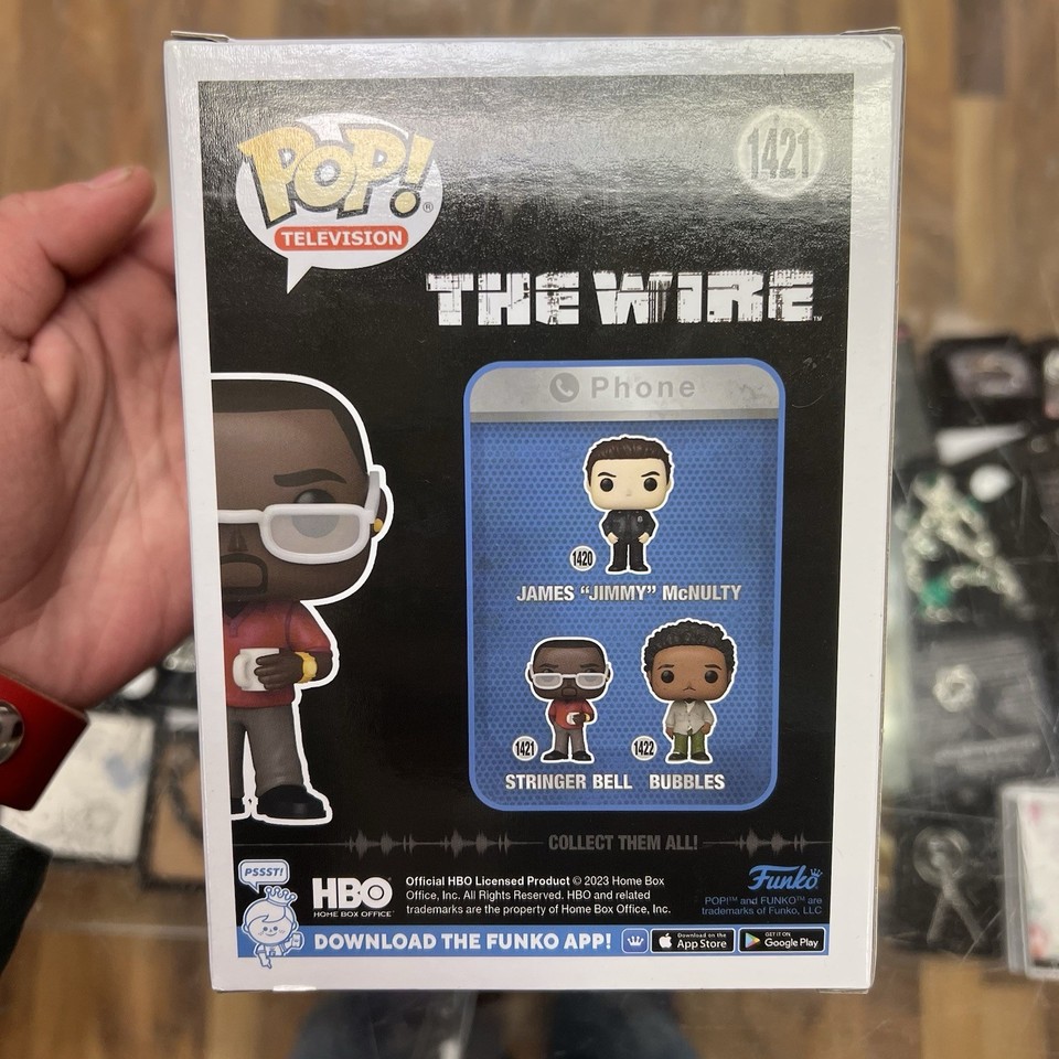 Stringer Bell Funko Pop! Television (1421) The Wire Pop Vinyl New ...