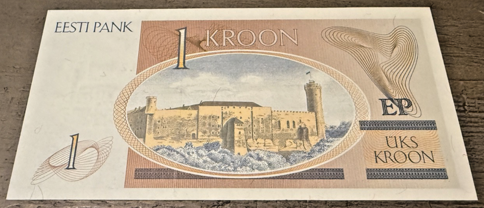 Estonia/1992/1 Kroon/Artist Kristjan Raud/Toompea Castle/Tall Hermann/P ...