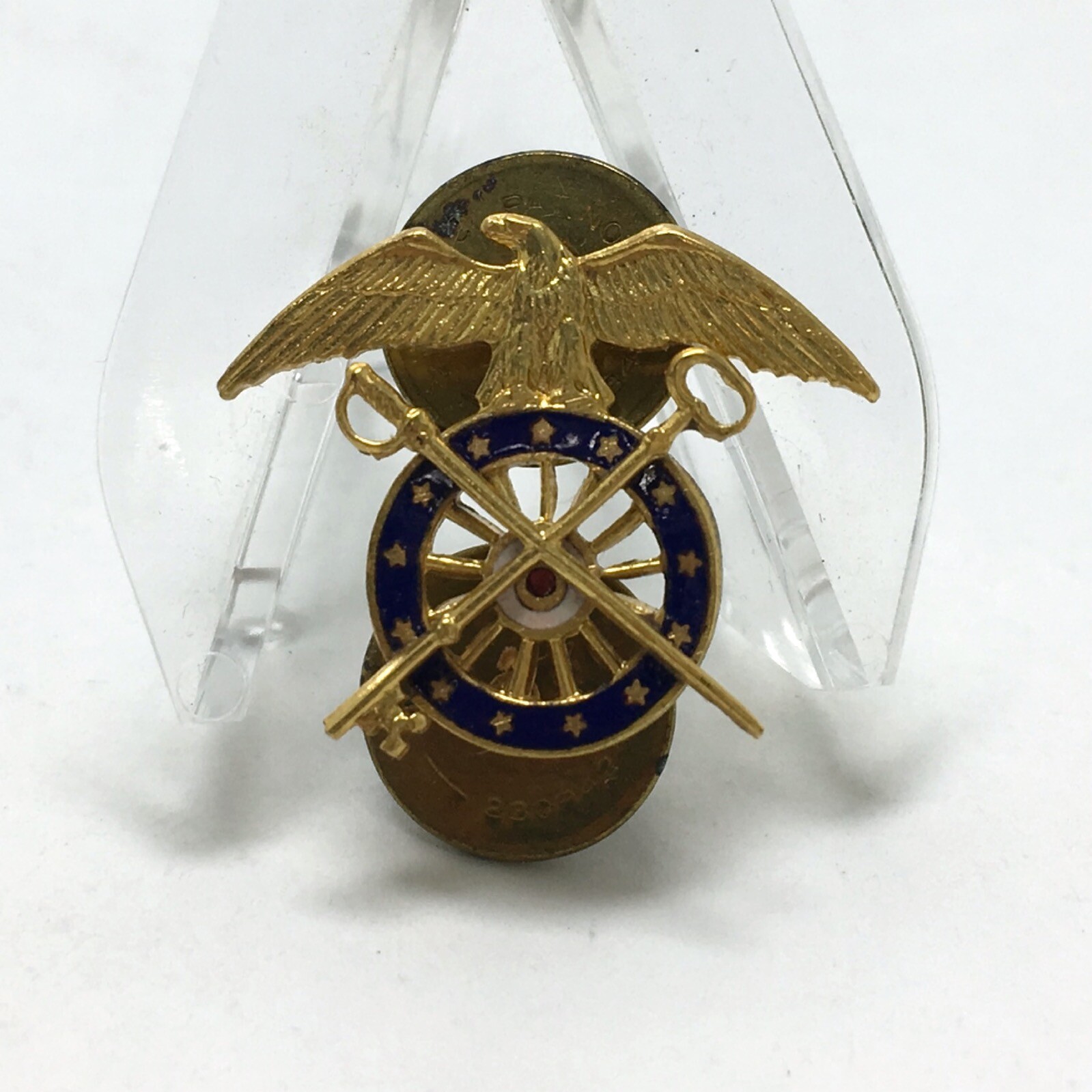 Army Quartermaster Insignia Eagle Crossed Sword Key Metal Enamel Pin | eBay