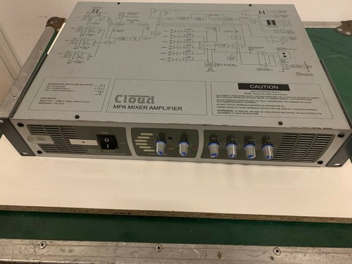 Cloud MPA-240 120W Mixing Amplifier 6x Line, 4x Mic Input, 4 Ohm & 100V ...