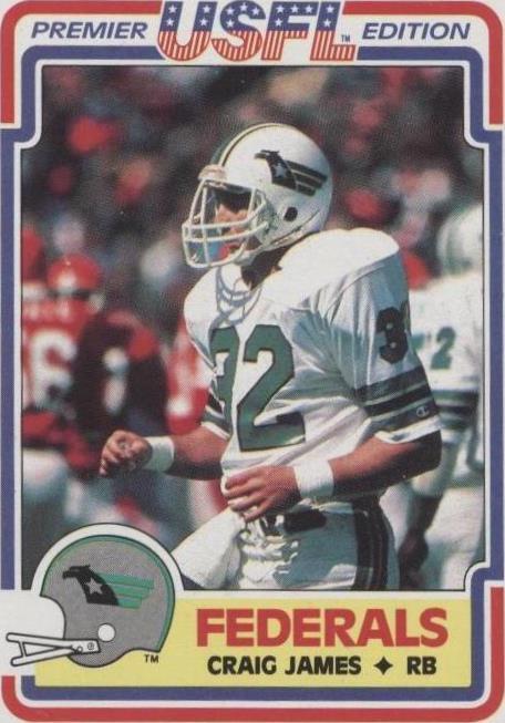 1984 Topps USFL Craig James #128 for sale | eBay