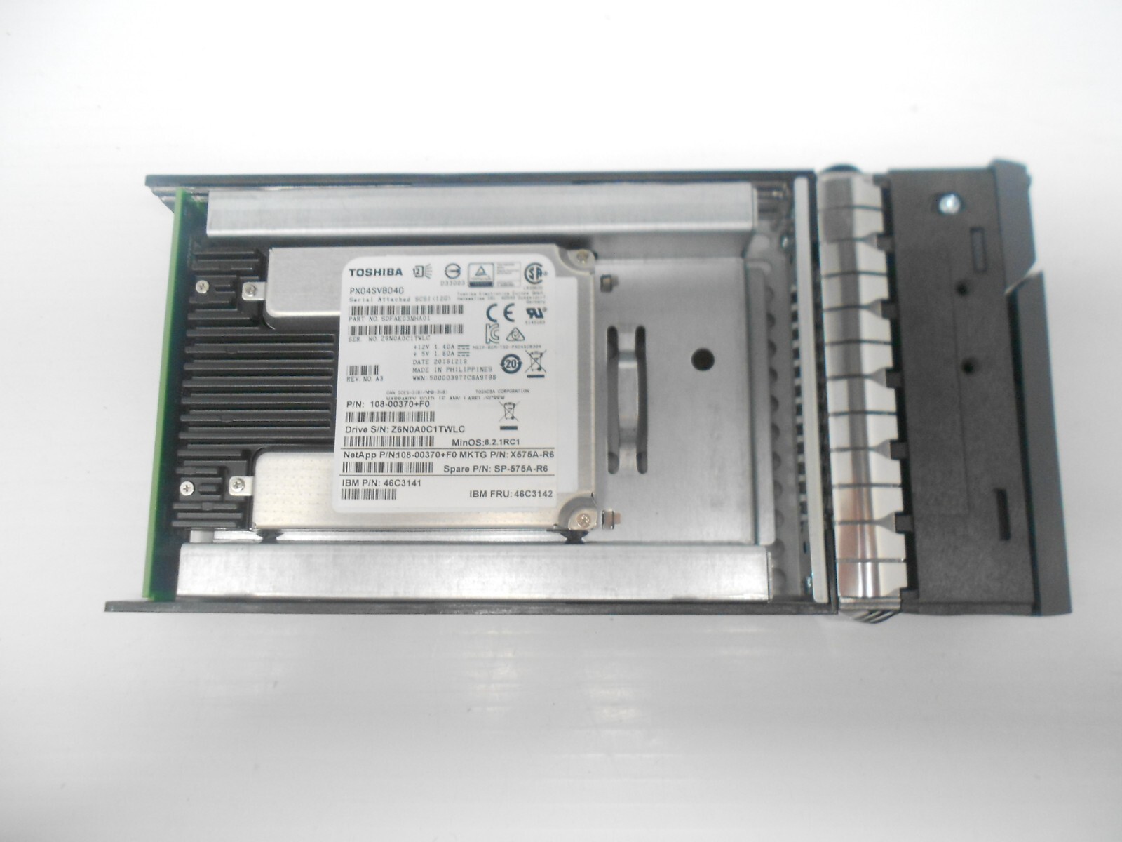 NetApp X575A-R6 400GB SAS SSD 3.5" Solid State Hard Drive DS4246 DS4243 ...
