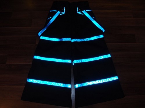 Heatwave phat pants rave gear reflective dance wear hardstyle reflector ...