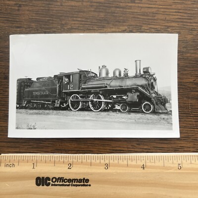 1948 TEMISCOUATA RAILROAD 440 LOCOMOTIVE #12 Steam Train Engine ...