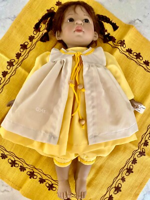 GOTZ Nandi Baby Doll Elisabeth Linder 16" African American Vinyl 1994 ...