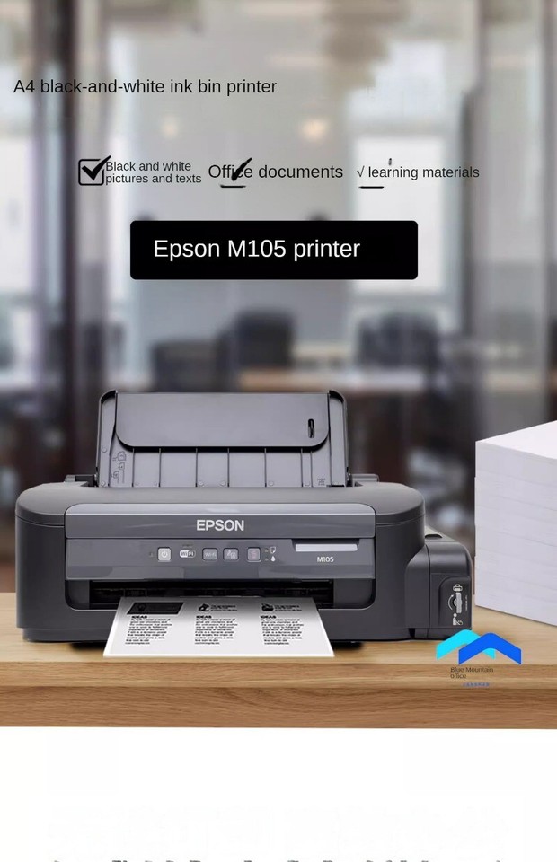 Inkwell Printer Wireless Wifi Continuous Supply Inkjet A4M101 Printer ...