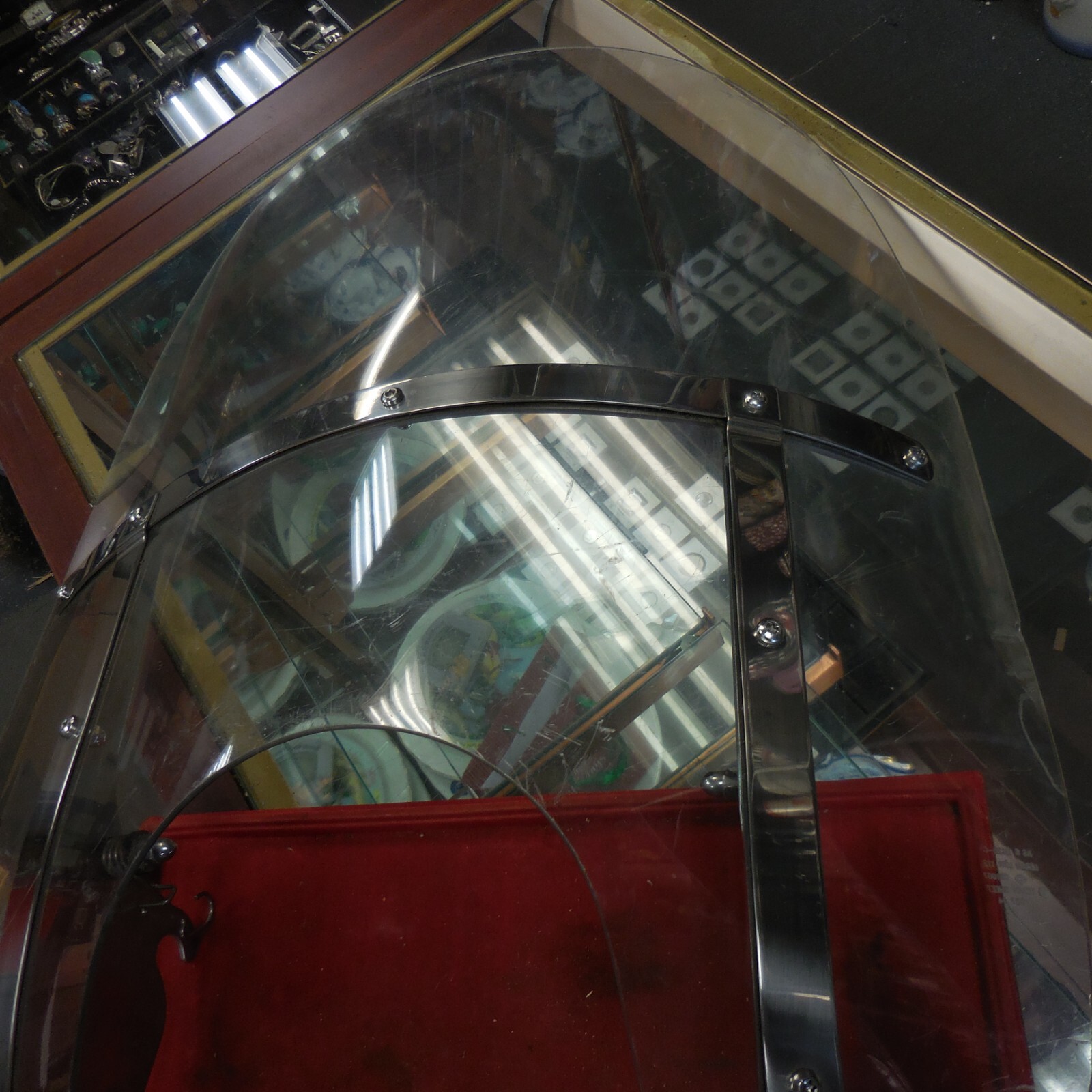 Harley Davidson Windshield AS 6 M125-C LEXAN MFR 112 LEXAN SHEET DOT 94 ...