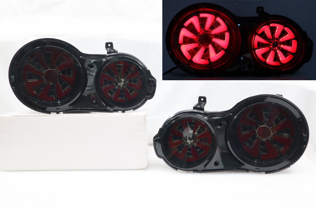 Fits Nissan GT-R GTR R35 LED Tail Lights Valenti Sequential Smoke Red ...