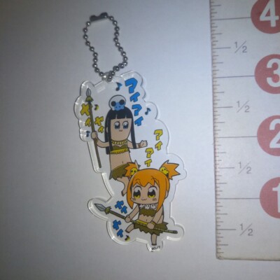 A72746 Pop Team Epic Poptepipic Acrylic charm keychain Popuko Pipimi | eBay