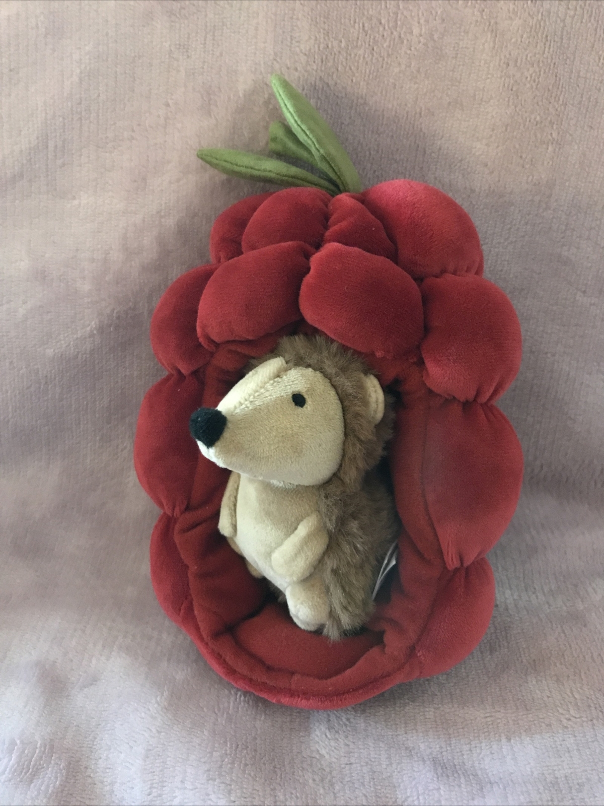 Jellycat Brambling Hedgehog In Raspberry Plush Lovey Woodland Fruit for ...