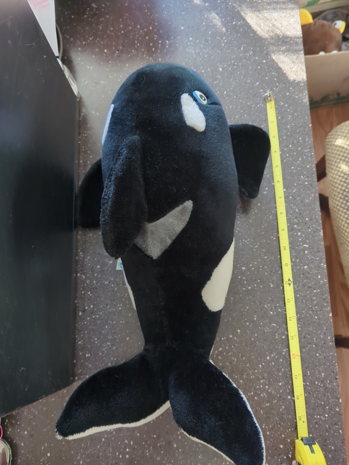 Sea World Shamu LARGE 20" Orca Killer Whale Plush Stuffed Animal Toy | eBay
