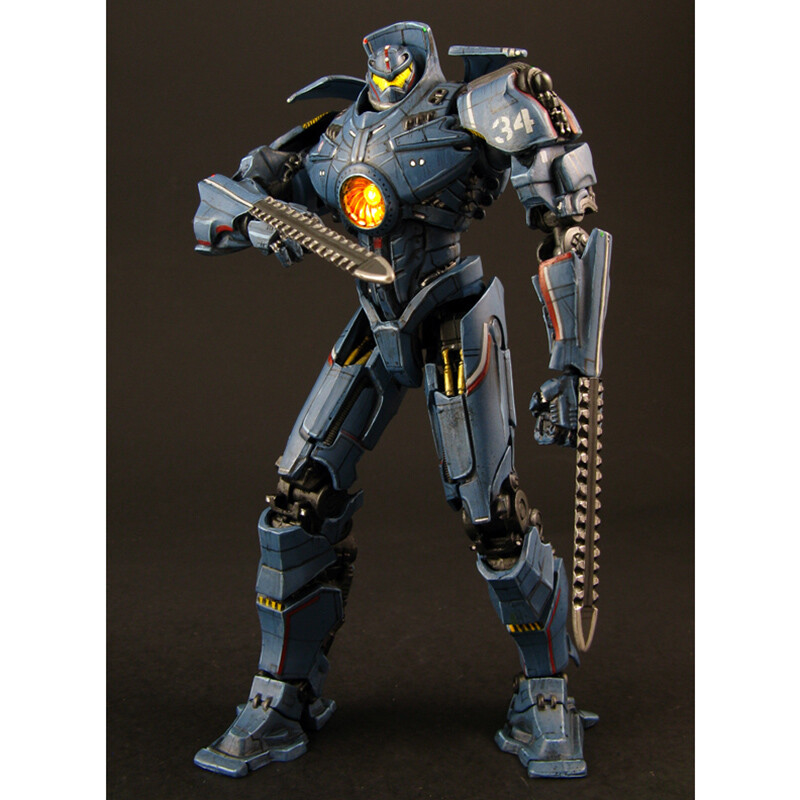 Neca Pacific Rim 7 Jaeger Gipsy Danger Battle Damage Ver *BROKEN LEG*