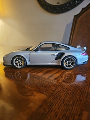 AUTOart 1/18 Porsche 911 997 Gt2 RS Silver carbon hood 674110779615 | eBay