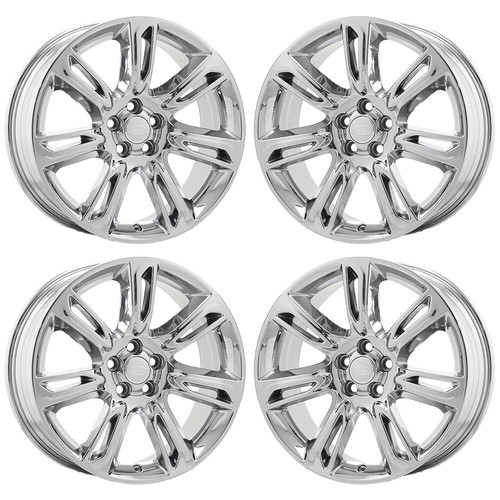 19" Land Rover Range Rover Evoque Bright Chrome wheels rim OEM 72274 ...