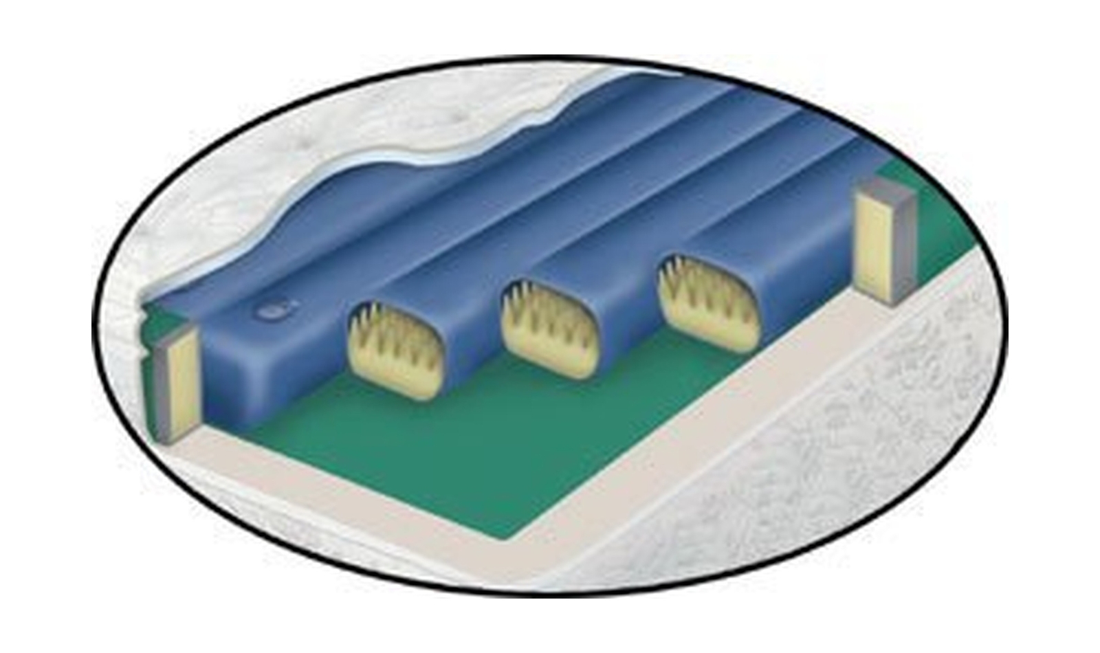 Waterbed Tubes- Waveless Softside fluid bed replacement tube 71in ...