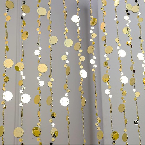 ANMINY Beaded Curtain Bubbles Decorative Bead String Curtains 35” By 79 ...