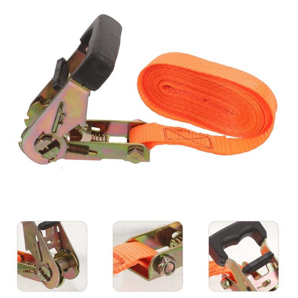 Ratchet Tie down Lashing Straps Tie-down Ratcheting Vehicle Tiedown ...