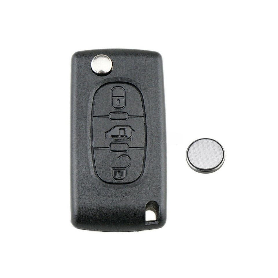 For Citroen DISPATCH Berlingo Peugeot Expert 3 Button REMOTE FLIP KEY ...