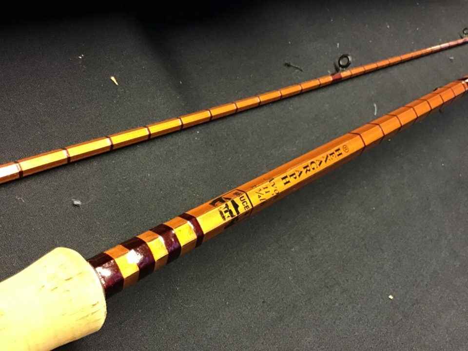 Vintage Bruce & Walker Hexagraph Avon 11ft coarse fishing rod 1 1/4lb ...