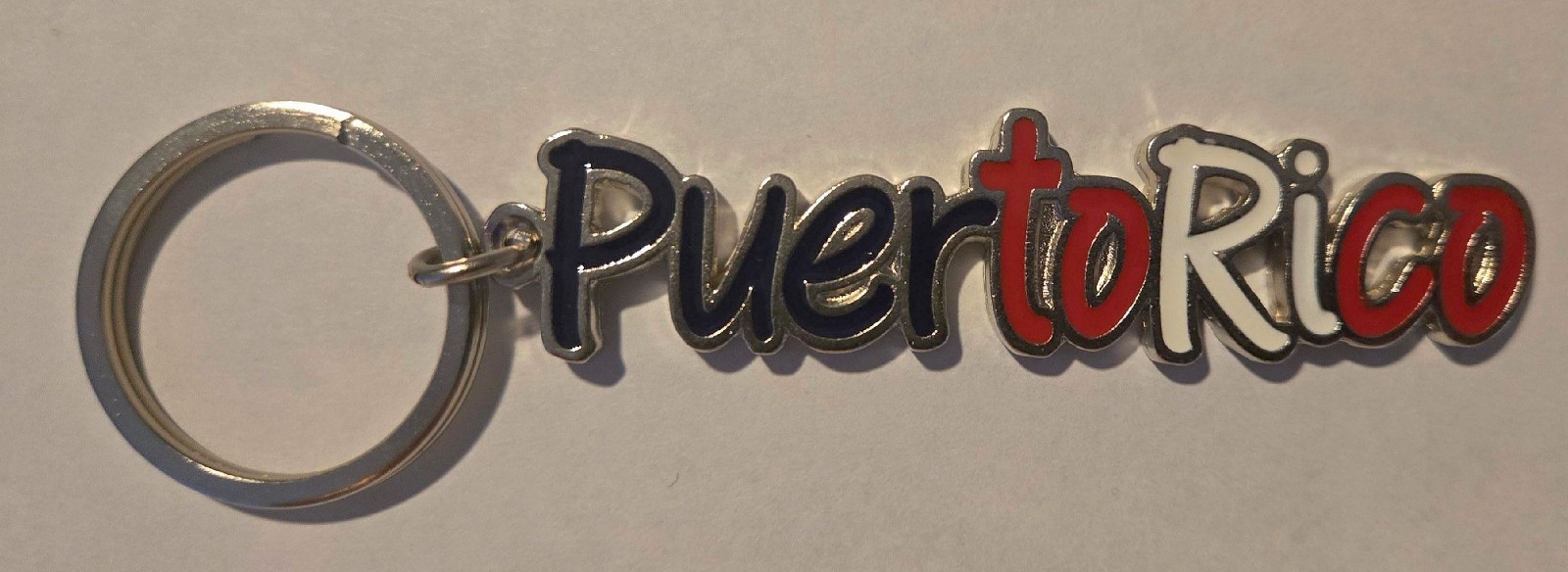 PUERTO RICO METAL "PUERTO RICO" KEYCHAIN | eBay