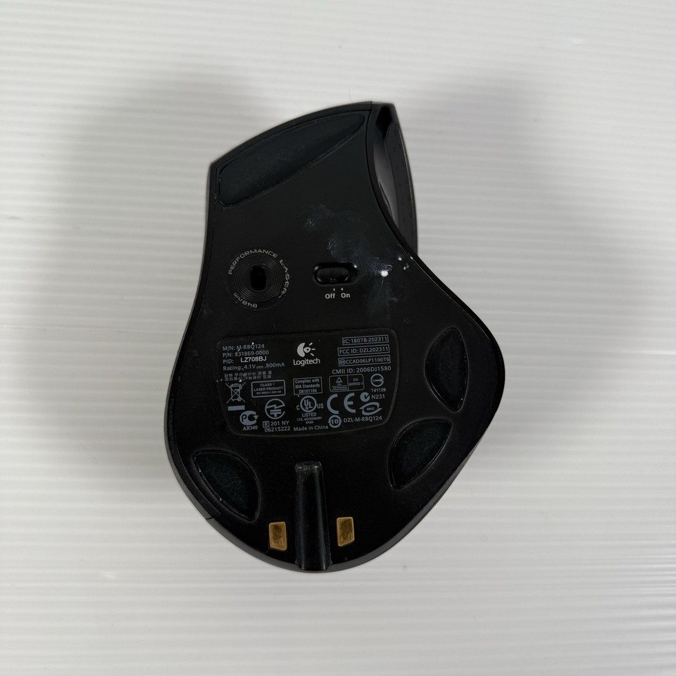 Logitech MX Revolution M-RBQ124 Wireless Bluetooth Laser Mouse Only ...