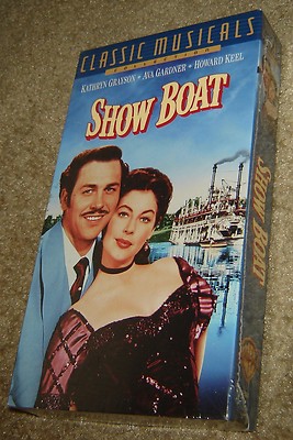 SHOW BOAT VHS, NEW AND SEALED, CLASSIC MUSICAL WITH KATHRYN GRAYSON ...