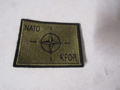 MILITARY PATCH OLDER NATO KFOR | eBay