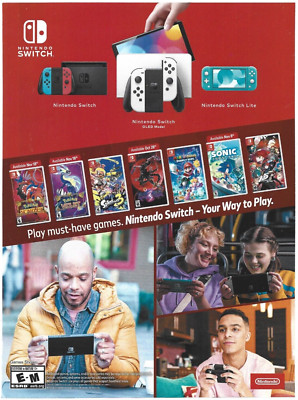 Nintendo Switch Print Ad, Nintendo Switch Magazine Ad, Nintendo Switch ...
