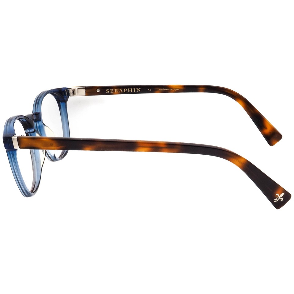 Seraphin Eyeglasses Bennett/8039 Clear Blue/Tortoise Panto Frame Japan ...