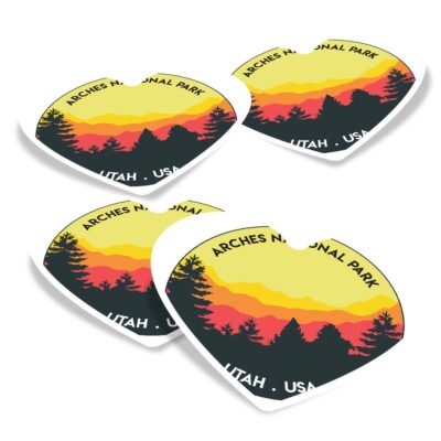 4x Heart Vinyl Stickers Arches National Park Utah USA America #59097 | eBay