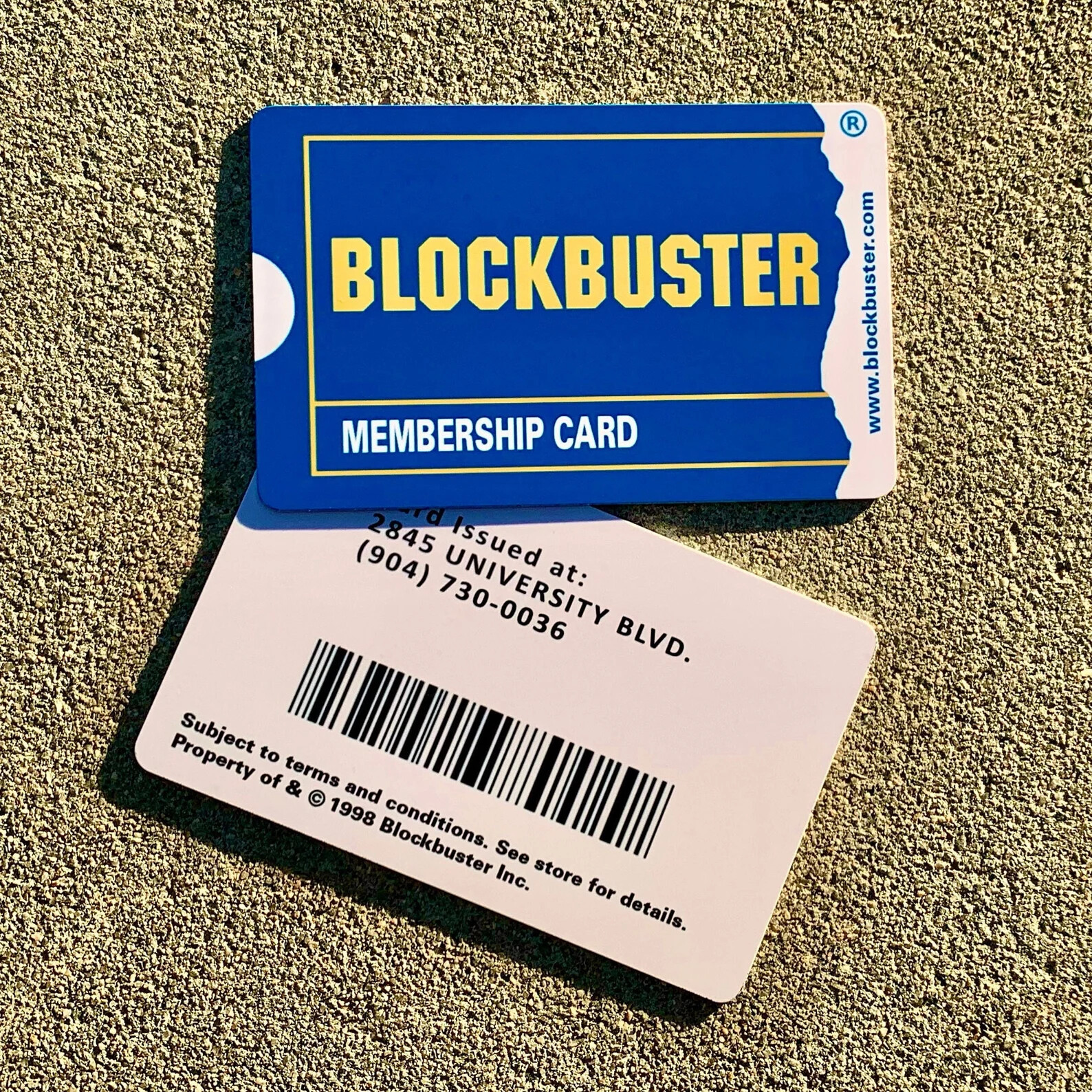 Blockbuster Membership Card - Customizable Details with name or photo ...