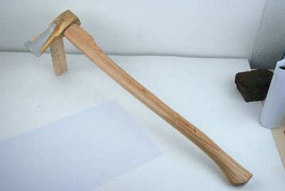 Spaltaxt Holzstielaxt lackiert mit Spaltkeil Axt 2,5 kg mannesmann Axt ...