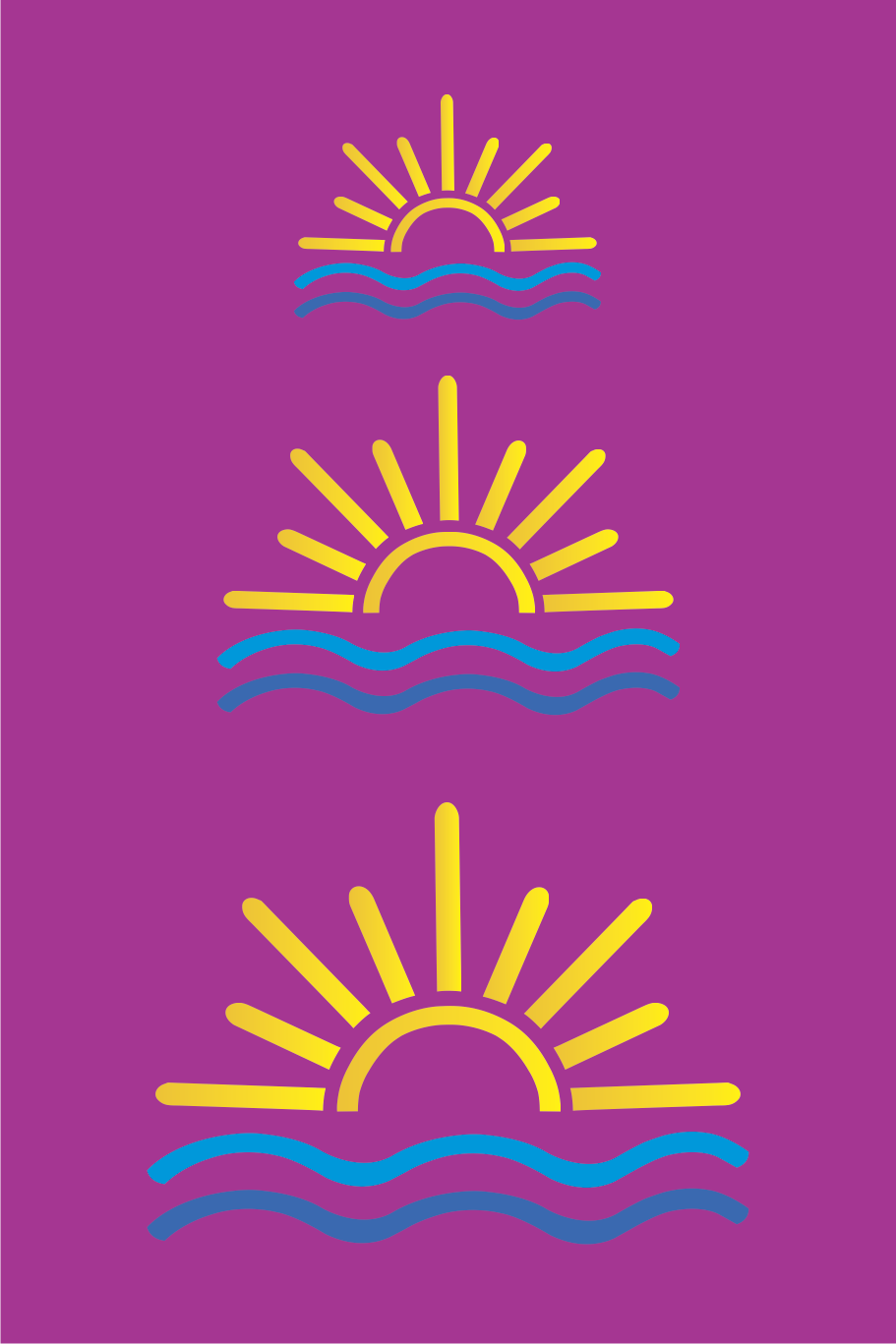 Beach Sun Water Wave Stencil Life Adventure Sunrise Sports Sunset DIY ...