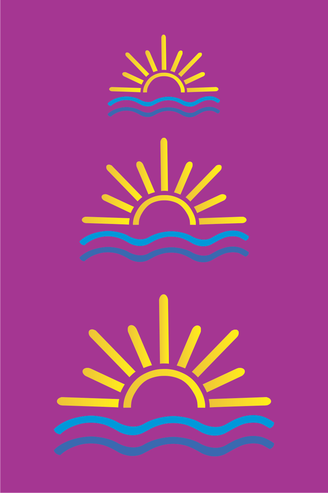 Beach Sun Water Wave Stencil Life Adventure Sunrise Sports Sunset DIY ...