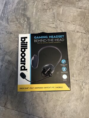 NEW Billboard Gaming Headset - Dual Ear with Mic - Model BB2843 | eBay