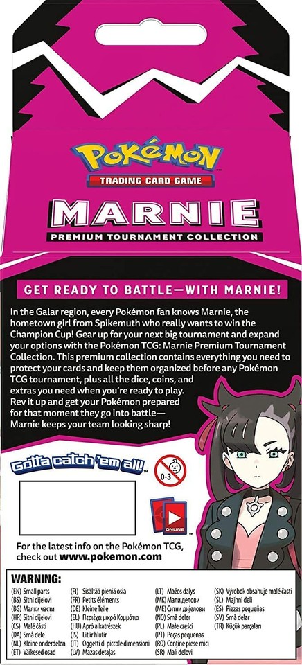 NEW Pokemon TCG Marnie Premium Tournament Collection Box English ...