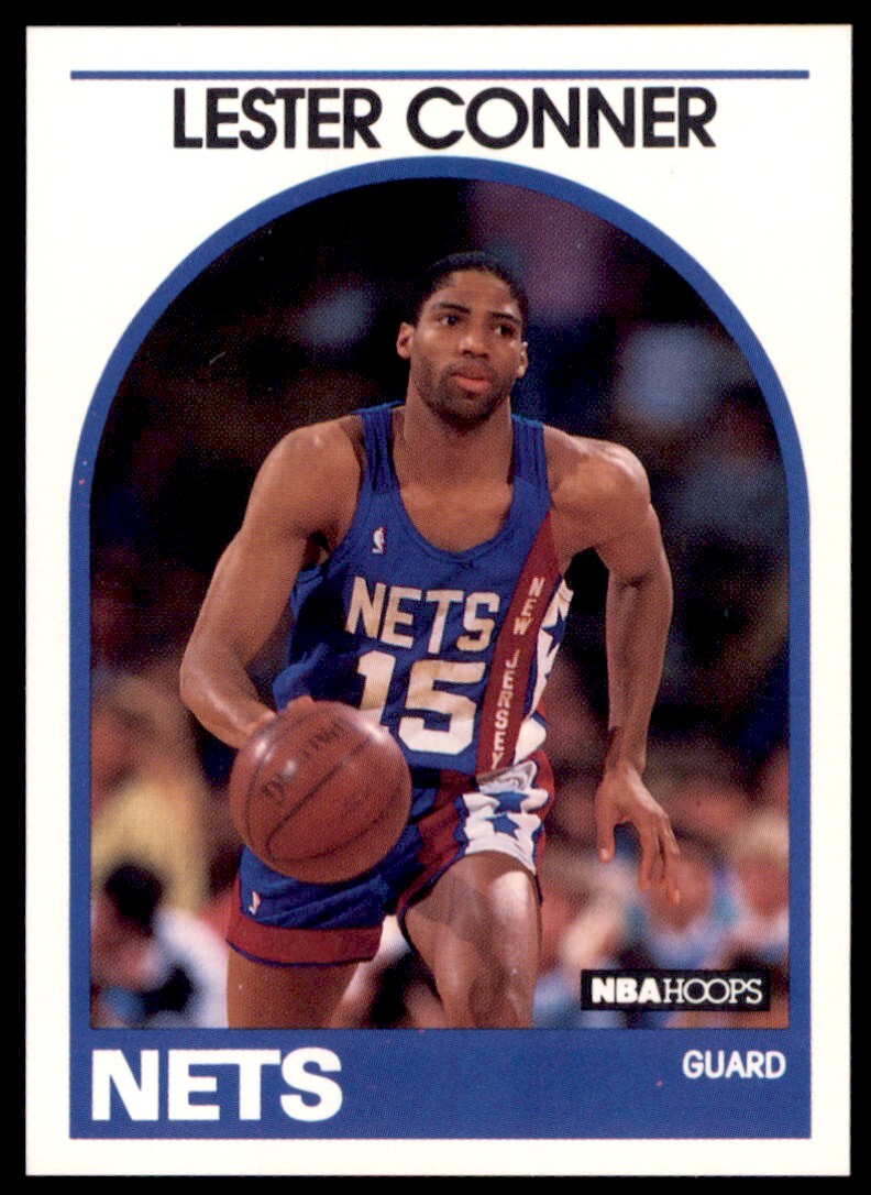 1989-90 NBA Hoops Lester Conner1025 New Jersey Nets #222 | eBay