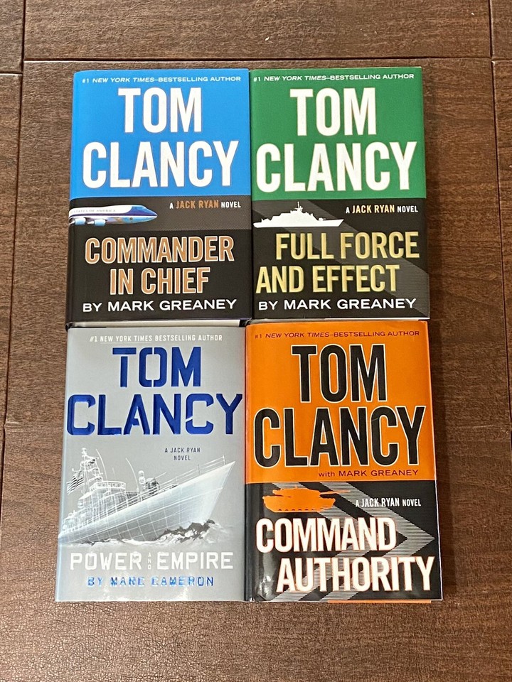 Tom Clancy, Mark Greaney, Marc Cameron Lot of 4 Jack Ryan Books | eBay