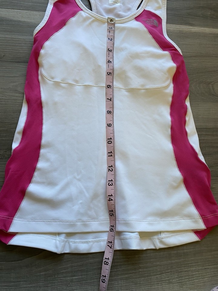 The North Face Athletic Tank Top White/pink Racer Back XS | eBay UK