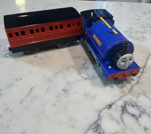RARE Thomas Trackmaster Sir Handel WORKS! Hit Toy 2006 Red Coach ...