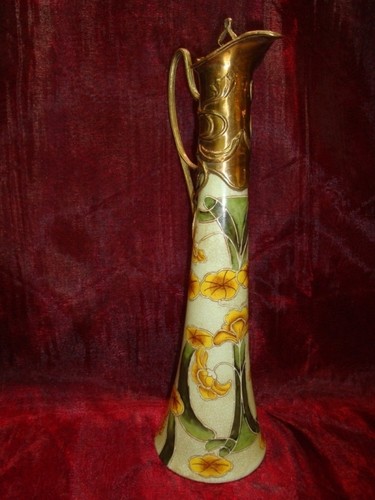 Pitcher Pitcher Flower Art Deco Style Art Nouveau Style Porcelain ...