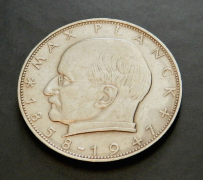 1958 F Germany 2 Mark - Max Planck - Great coin - See Pictures | eBay