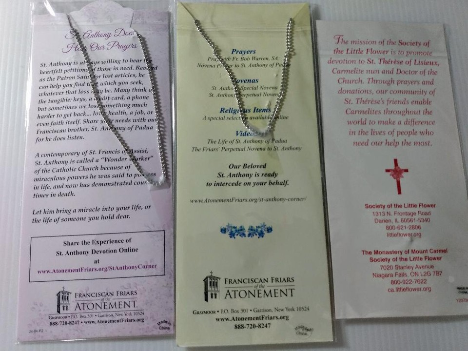 LARGE LOT Religious Catholic Saints Prayer Cards,Booklets,Bookmarks ...