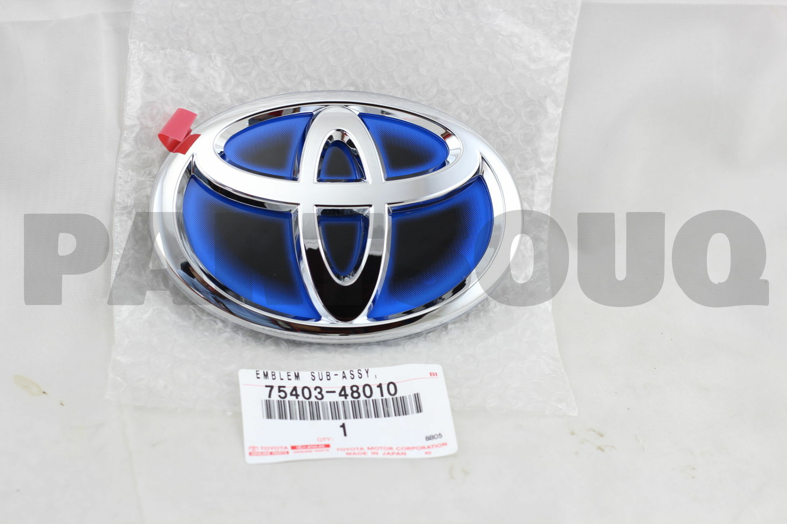 7540348010 Genuine Toyota EMBLEM, LUGGAGE COMPARTMENT DOOR 75403-48010 ...