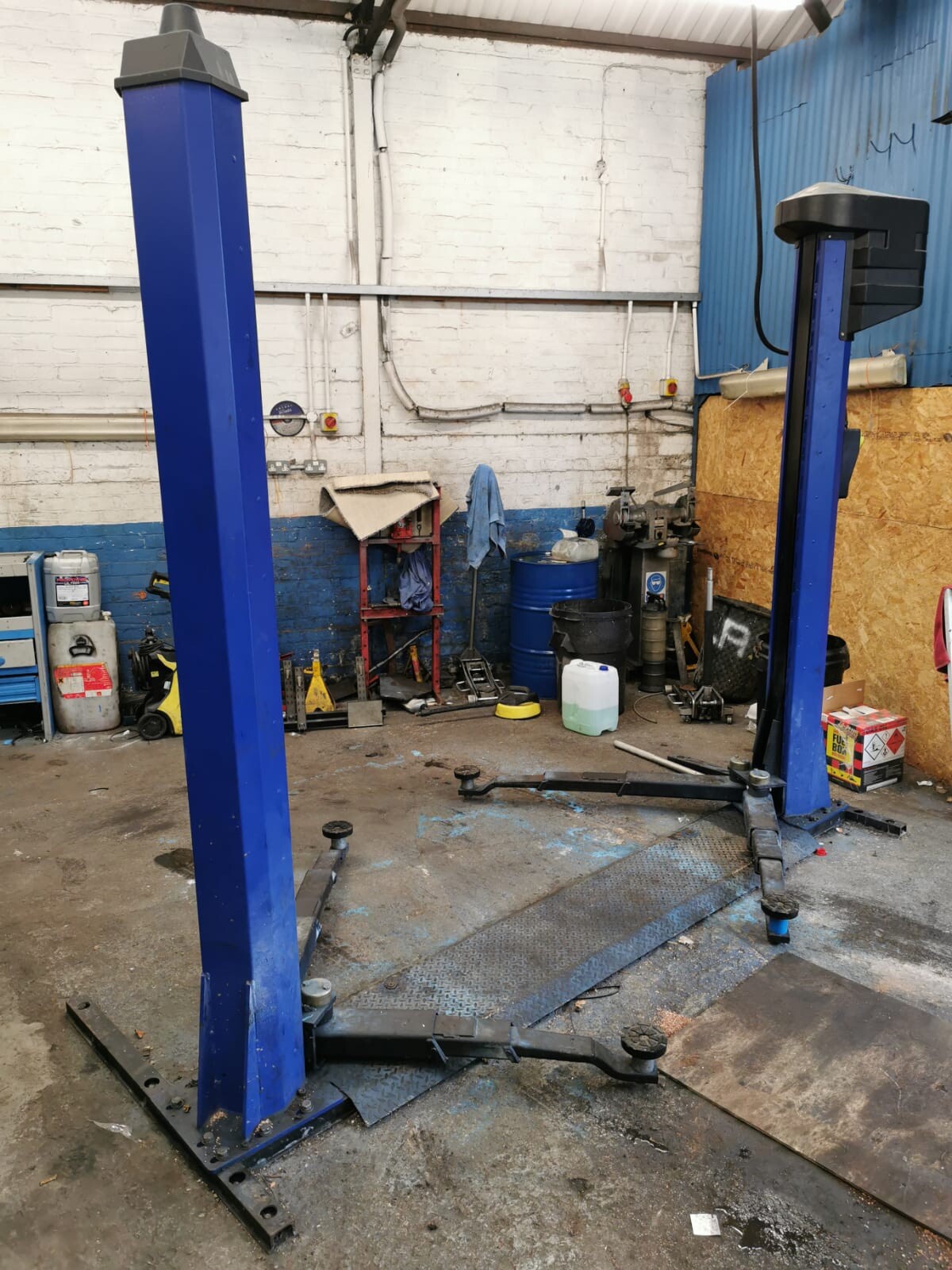 3000kg TECALEMIT 2 POST RAMP 2017 3 PHASE Azur Sf9010 With Cert Garage ...