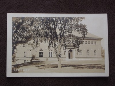 UNKNOWN LIBRARY - Vintage REAL PHOTO POSTCARD | eBay